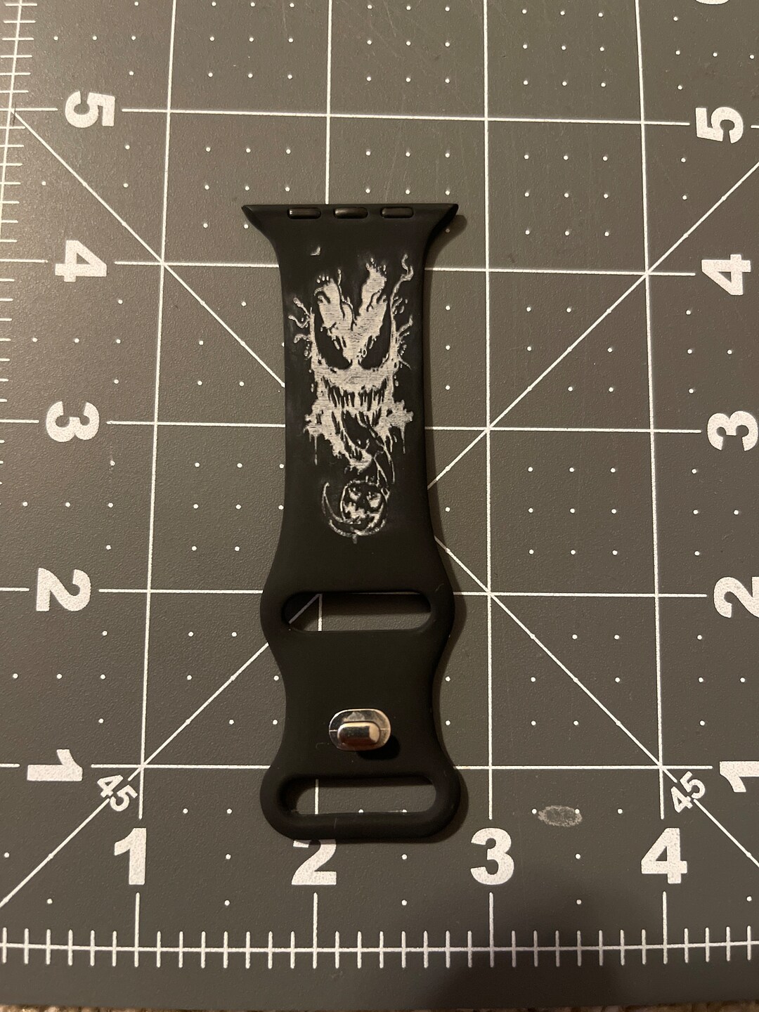 Venom Laser Engraved Apple Watch Band - Etsy