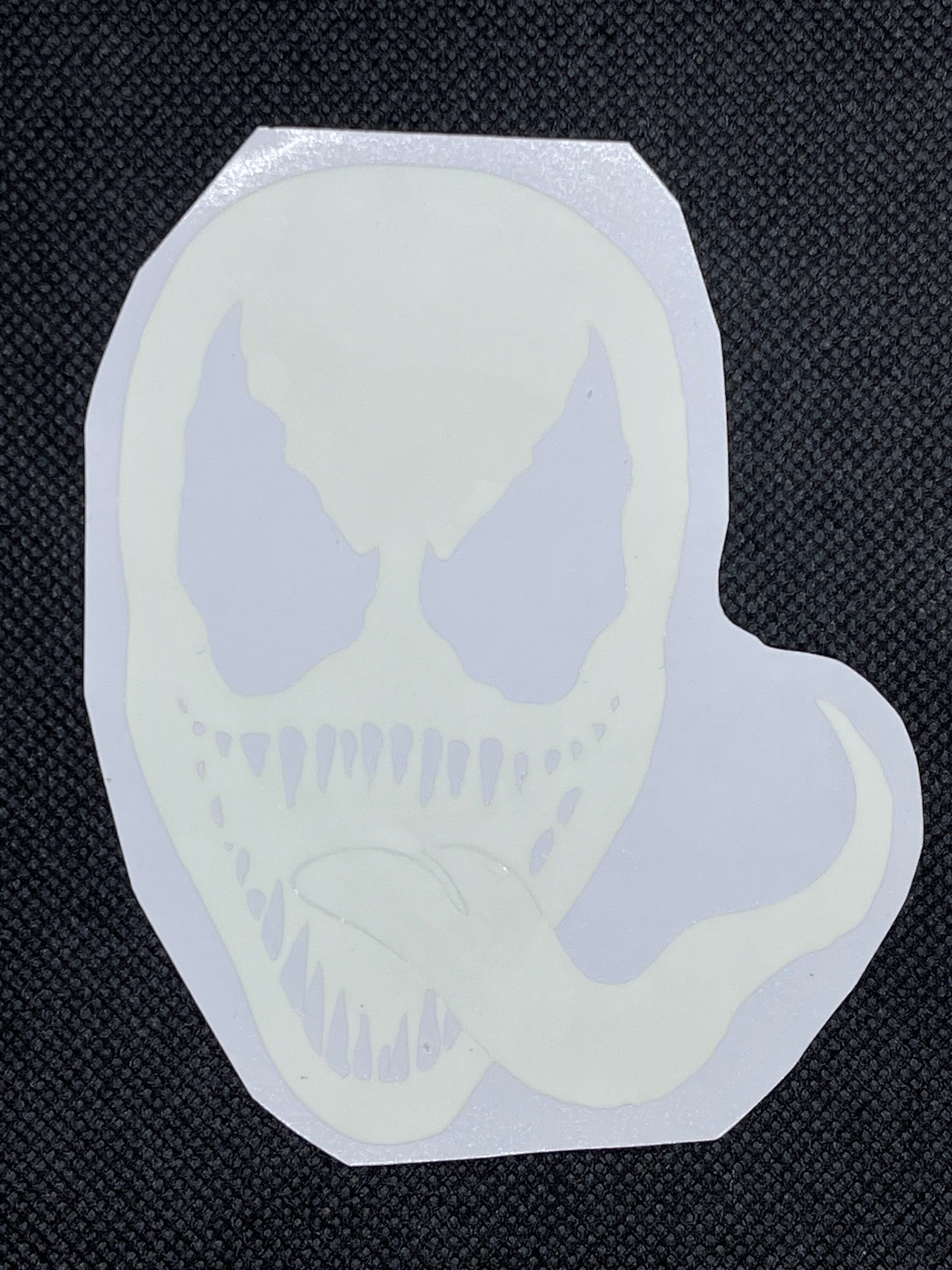 Venom Face Decal Venom Decal Glow in the Dark Decal - Etsy