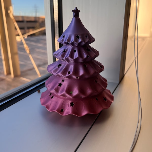3d Printed Christmas Tree Topper - Etsy