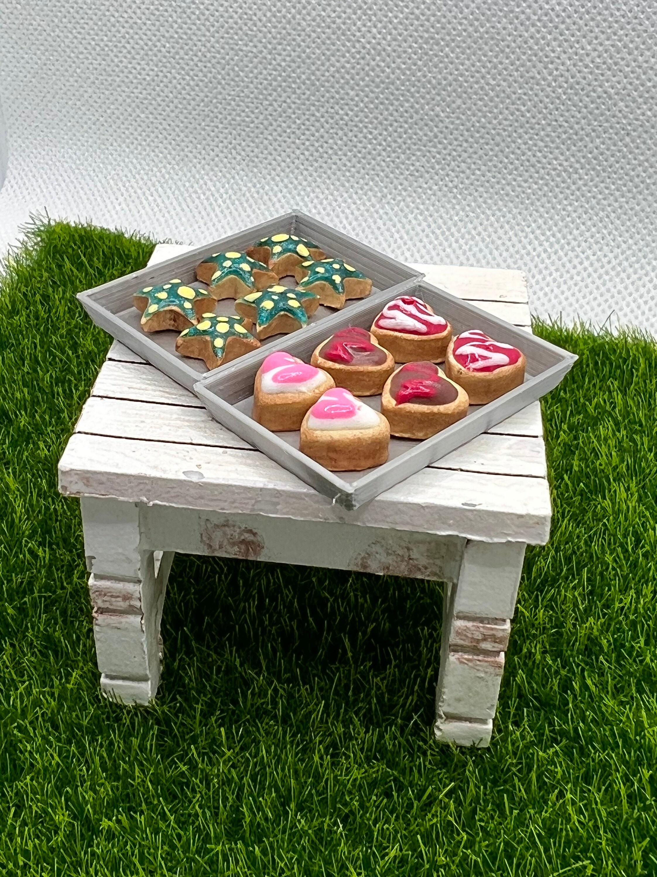 Mini Cookie Tray Miniature Food Display - Etsy