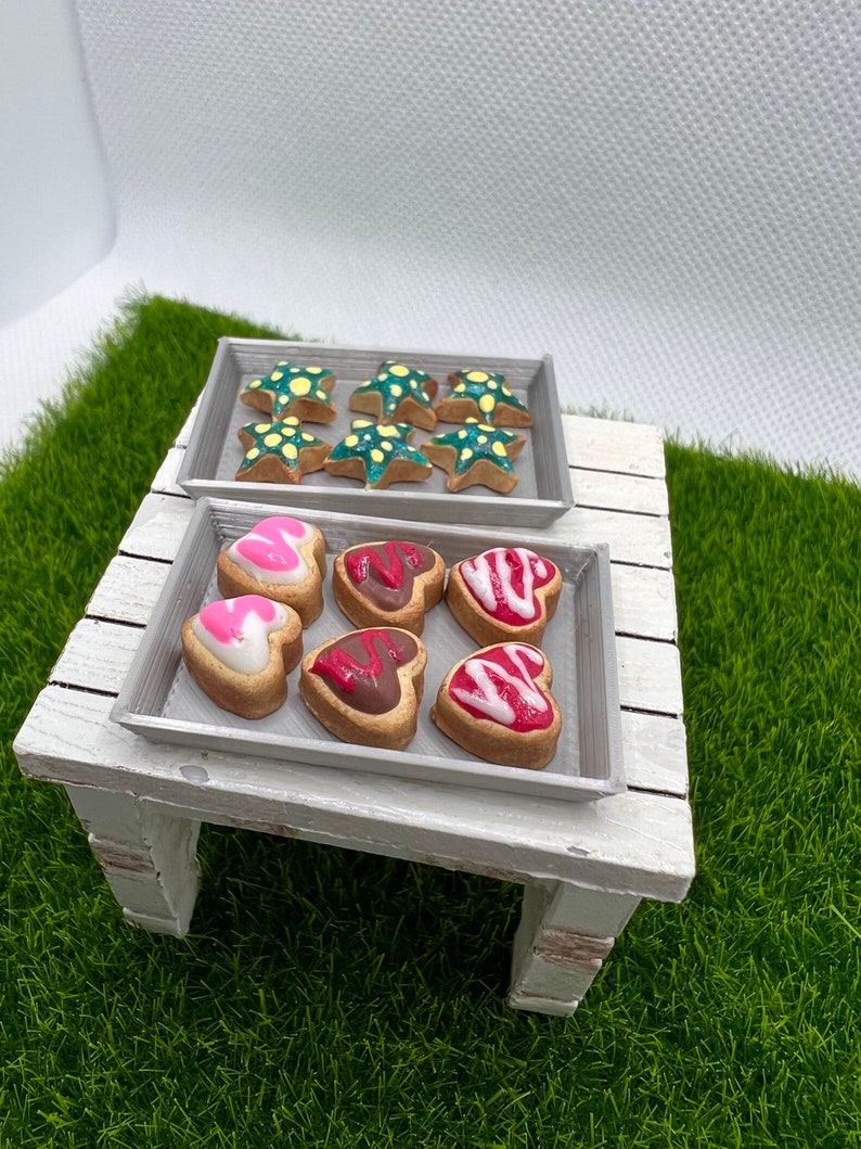 Mini Cookie Tray Miniature Food Display - Etsy