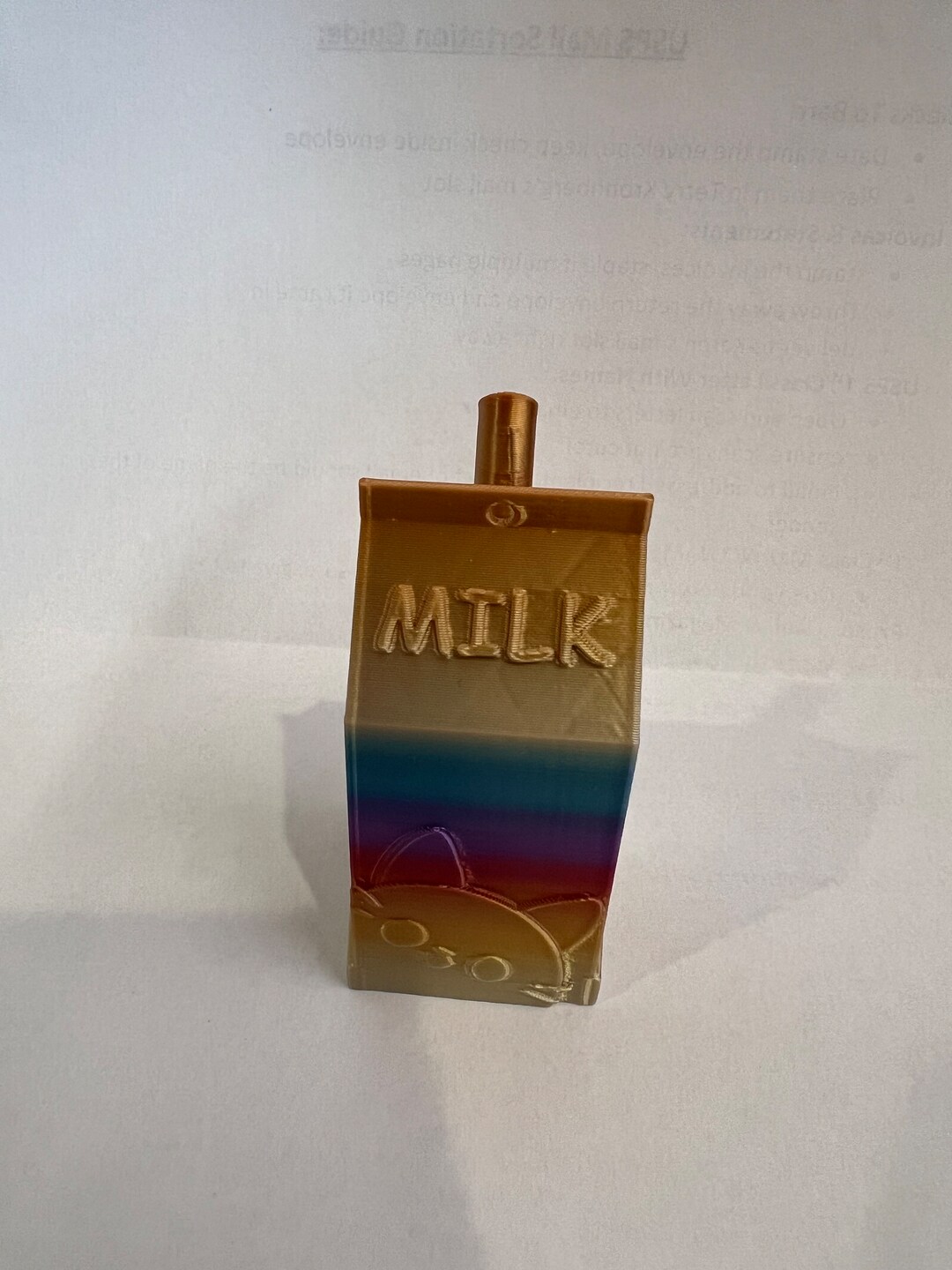 Cute Milk Carton Cat Themed Keychain Fashion Accessory Fun Fashion ...