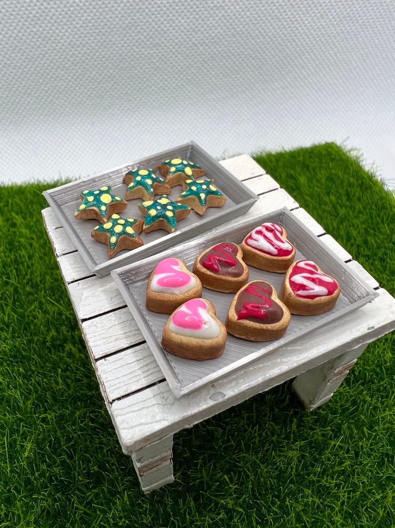 Mini Cookie Tray Miniature Food Display - Etsy