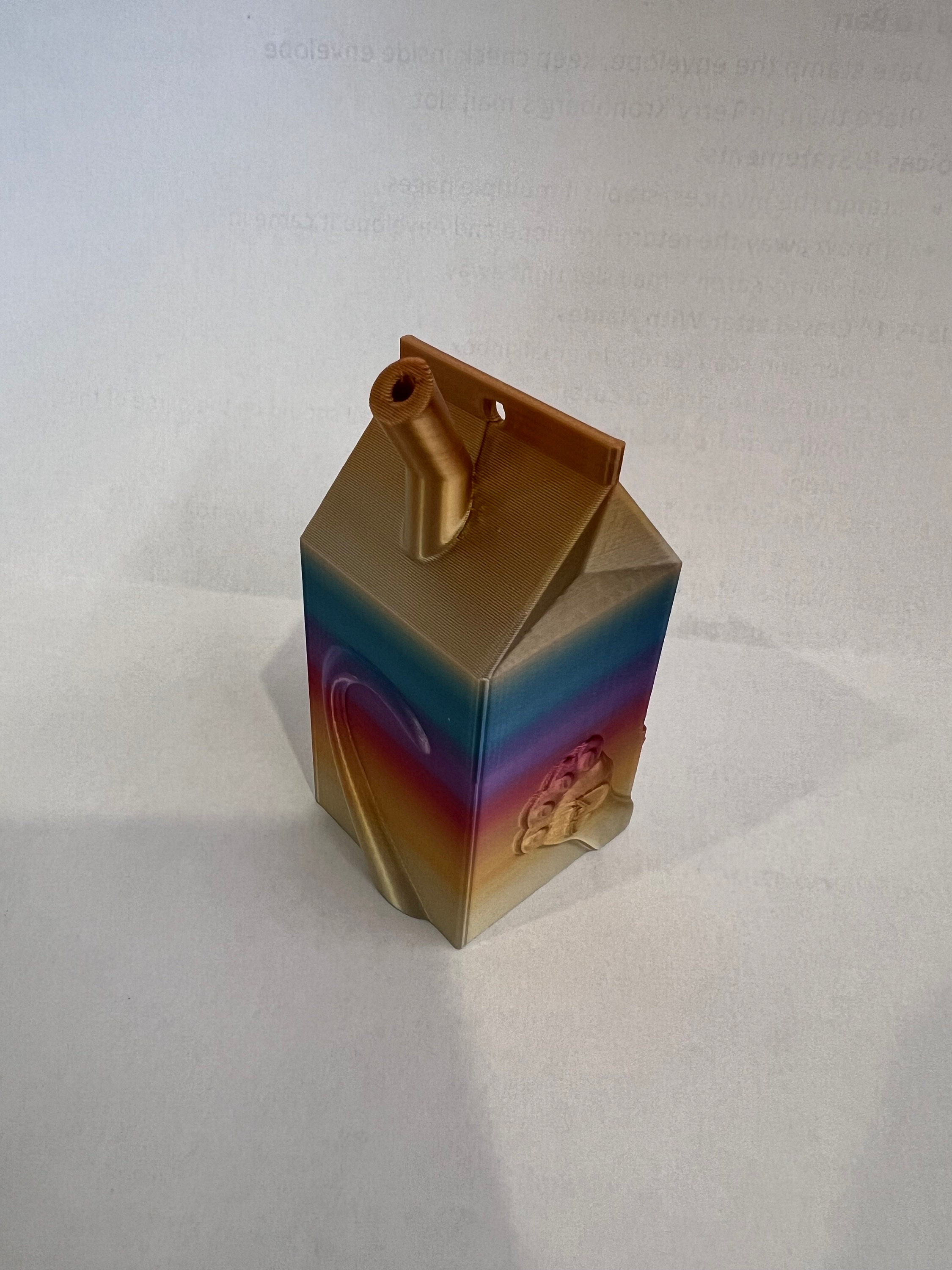Cute Milk Carton Cat Themed Keychain Fashion Accessory Fun Fashion ...