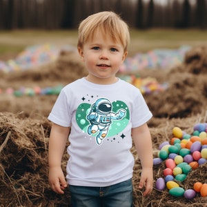 Kids Astronaut Shirt, Toddler Space Shirt, Boys Astronaut Onesie ...