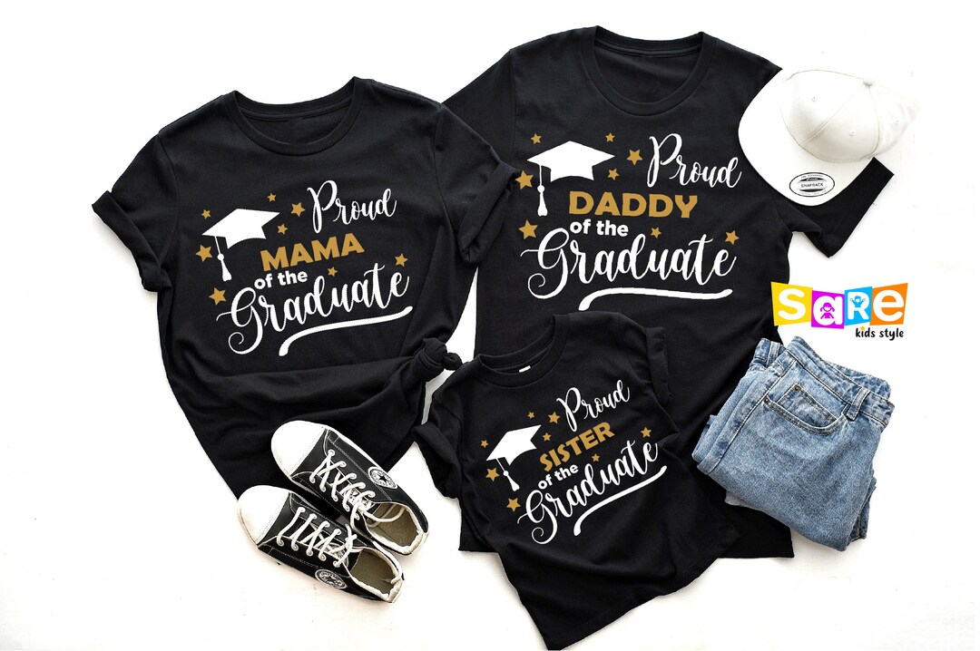 2024 Custom Graduation Shirt, Personalized Graduation Family Shirts, Proud Custom Graduation ...