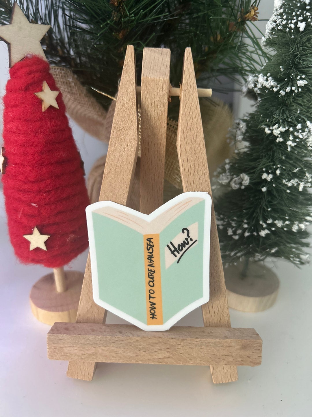 How to Cure Nausea || Chronic Illness Sticker, Laptop Sticker, Water ...