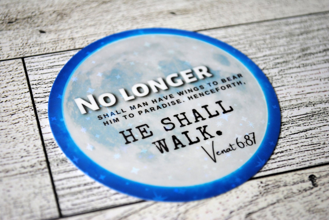 FFXIV Endwalker Venat Quote Sticker: Henceforth He Shall Walk - Etsy