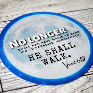 FFXIV Endwalker Venat Quote Sticker: Henceforth He Shall Walk - Etsy