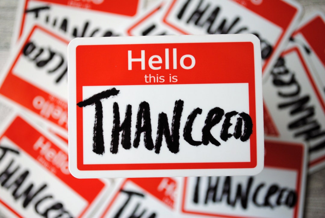 FFXIV Meme 'this is Thancred' Endwalker Name Tag Sticker - Etsy