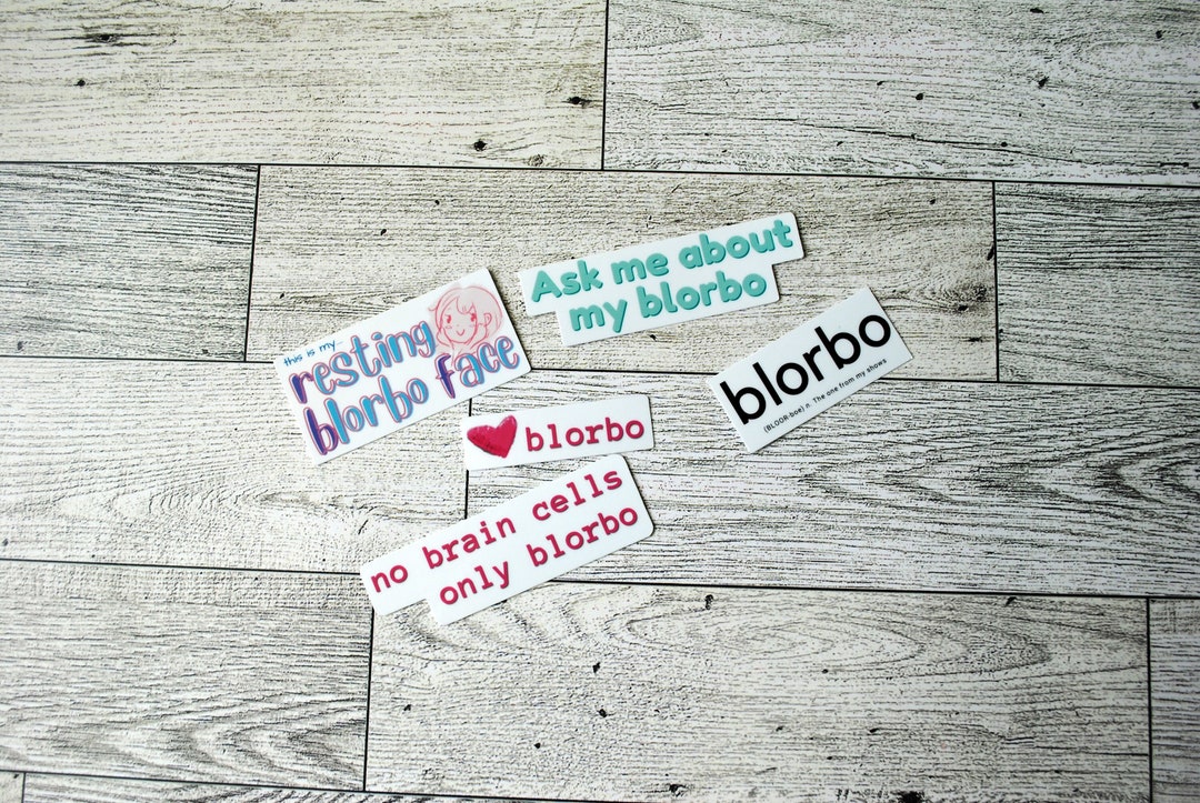 Blorbo From My Shows Sticker 5 Pack - Etsy