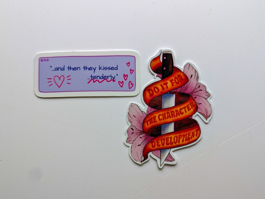 Fanfiction Writer Stickers to Make Your Characters Suffer and Fall in ...