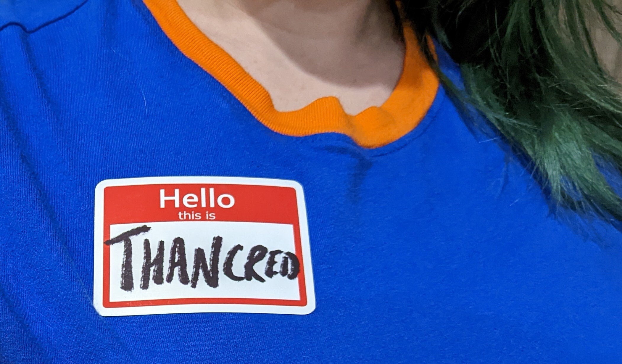 This is Thancred Meme FFXIV Endwalker Name Tag Sticker - Etsy