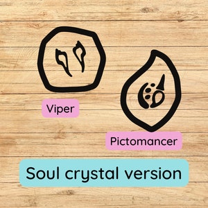 FFXIV Pictomancer or Viper Job Symbol and Job Stone Decals - Choose ...