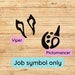 FFXIV Pictomancer or Viper Job Symbol and Job Stone Decals - Choose ...