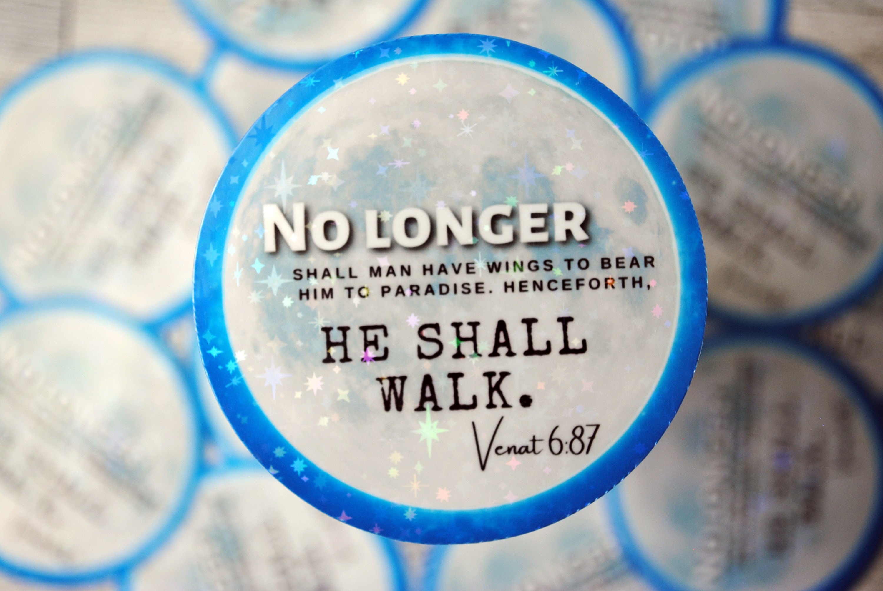FFXIV Endwalker Venat Quote Sticker: Henceforth He Shall Walk - Etsy