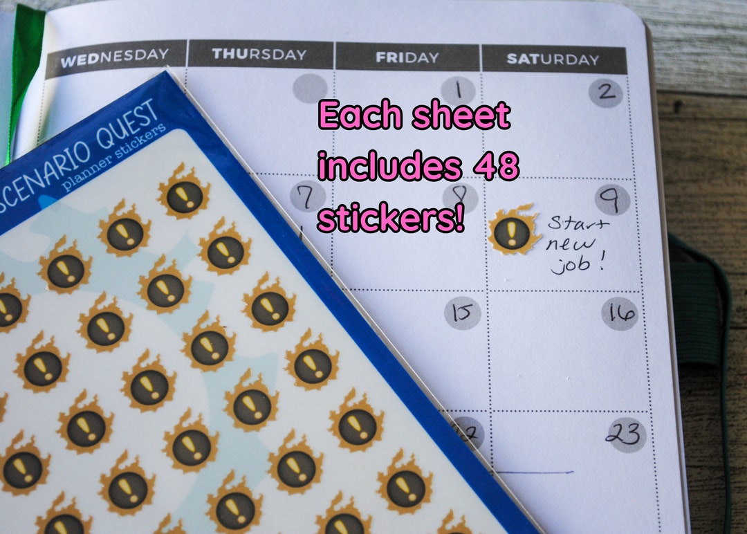 FFXIV Planner Sticker Sheet: FF14 MSQ Bullet Journal - Etsy