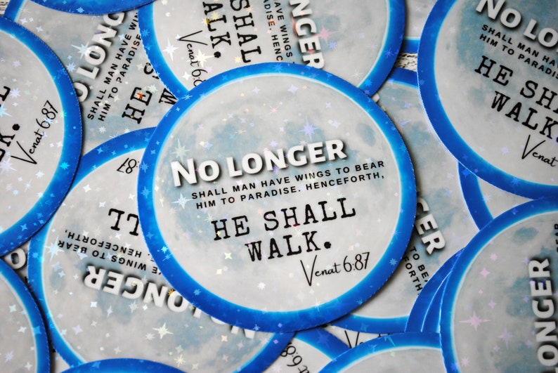FFXIV Endwalker Venat Quote Sticker: Henceforth He Shall Walk - Etsy