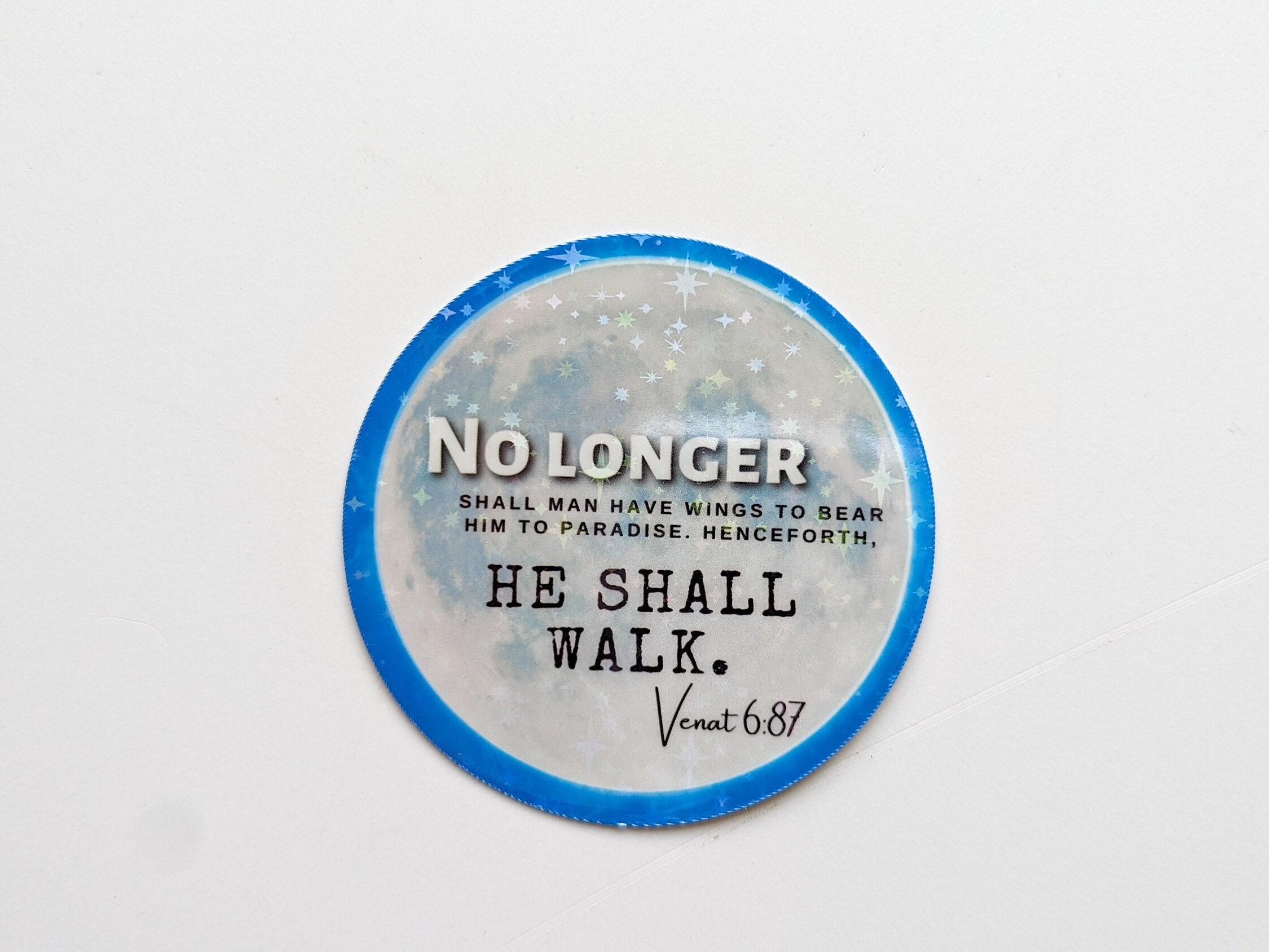 FFXIV Endwalker Venat Quote Sticker: Henceforth He Shall Walk - Etsy