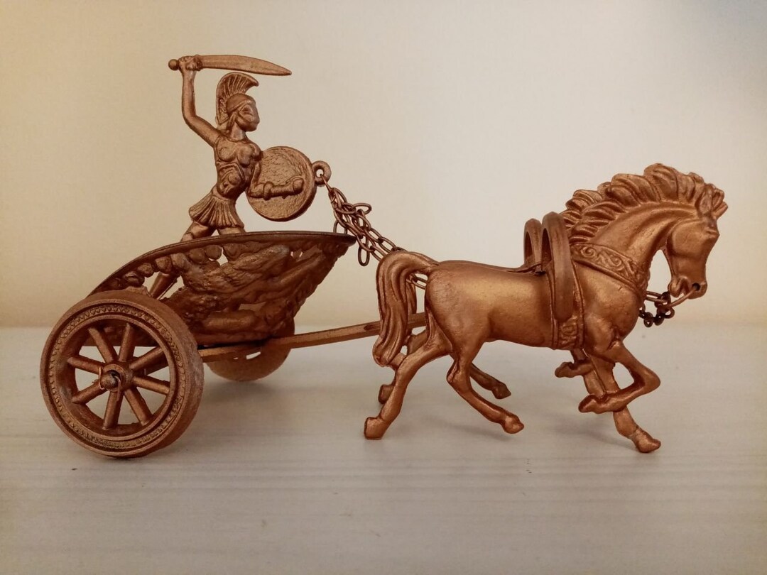 Greek War Chariot Statue | Classic Antiquity | Bronze - Etsy