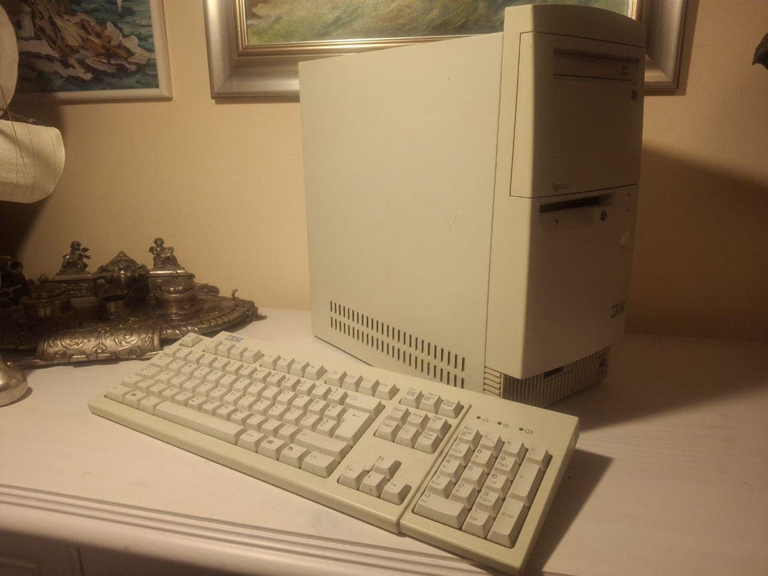 IBM Aptiva Personal Computer | Vintage PC | PC With Keyboard - Etsy