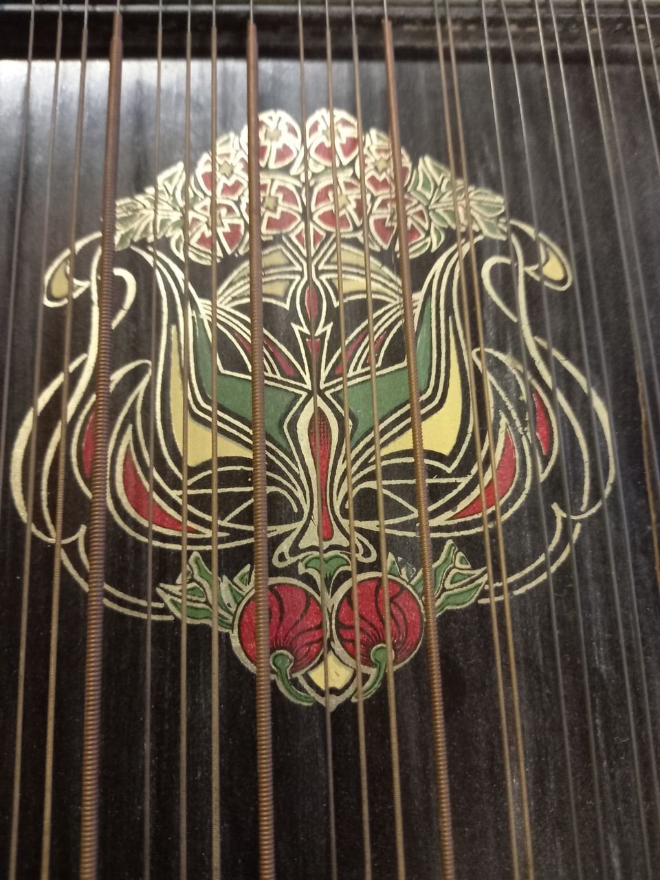 Fretless Guitar Zither Vintage Chordless Zither Vintage Instrument - Etsy