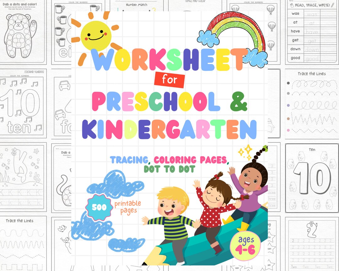 Pre-k + Kindergarten Learning Bundle | Homeschool Activities | Learning ...