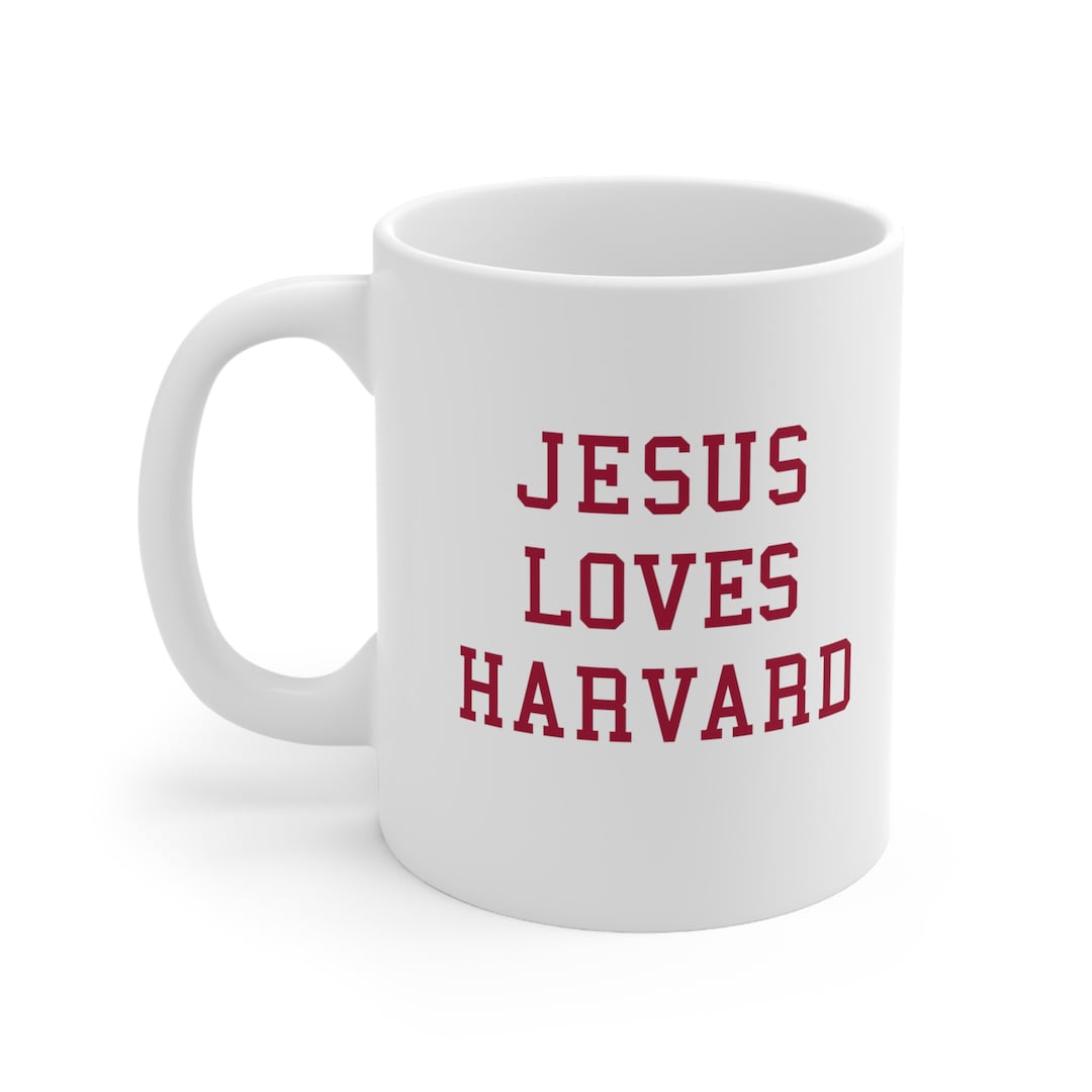 Jesus Loves Harvard Mug, Jesus Mug, Jesus Coffee Mug, Christian Gift ...