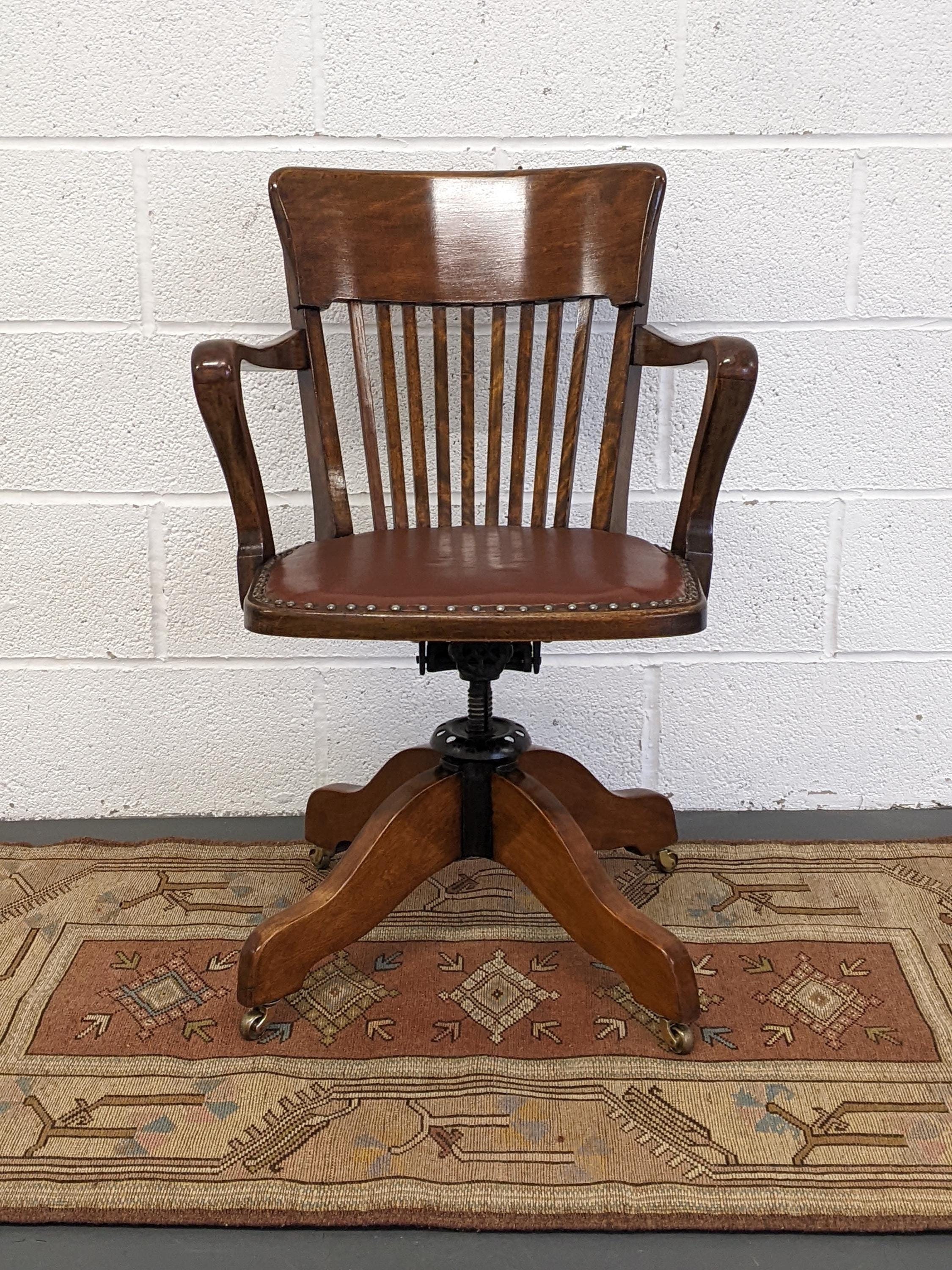 Captain's Swivel Chair by Angus of London - Etsy UK