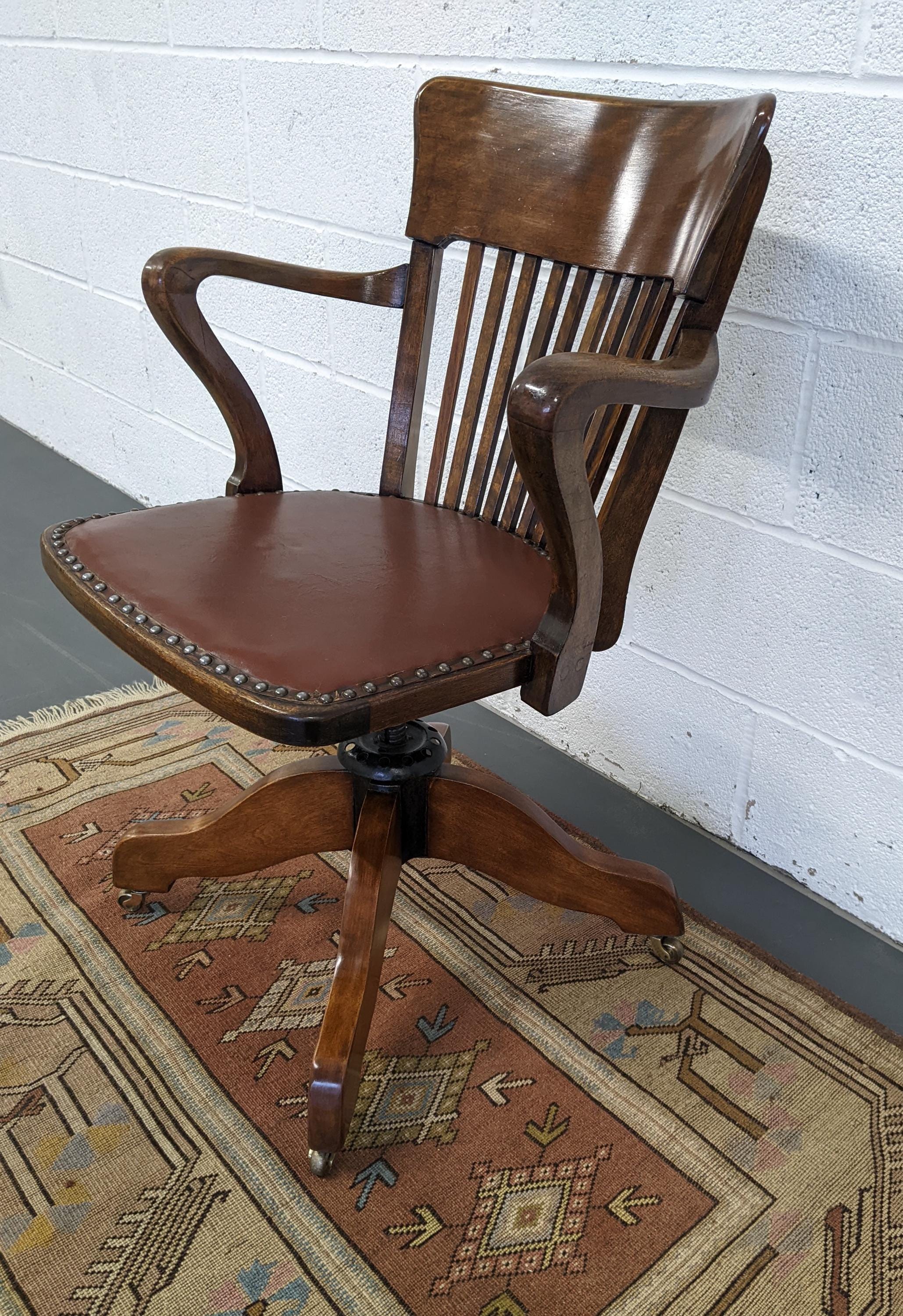 Captain's Swivel Chair by Angus of London - Etsy UK