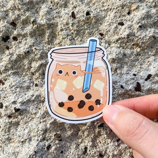 Boba Tea Sticker - Etsy