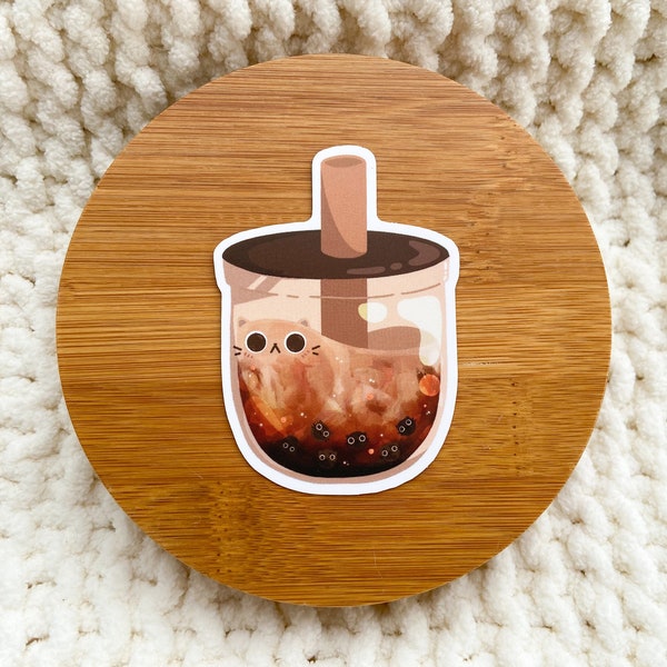 Boba Tea Sticker - Etsy