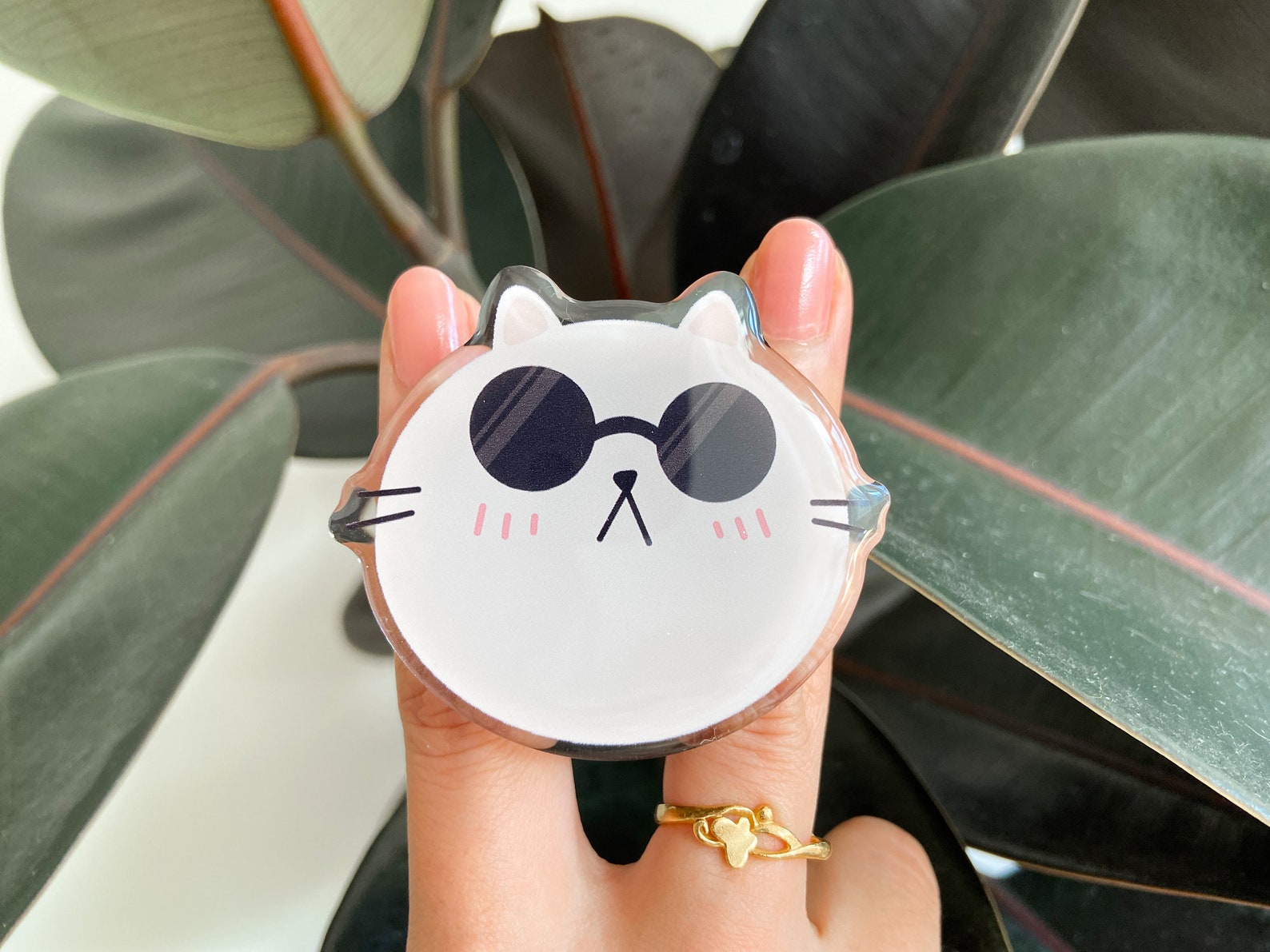 Cute Cat Phone Grip Cat Phone Griptok Griptok Phone - Etsy