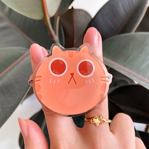 Cute Cat Phone Grip | Cat Phone Griptok | Griptok Phone Accessory ...