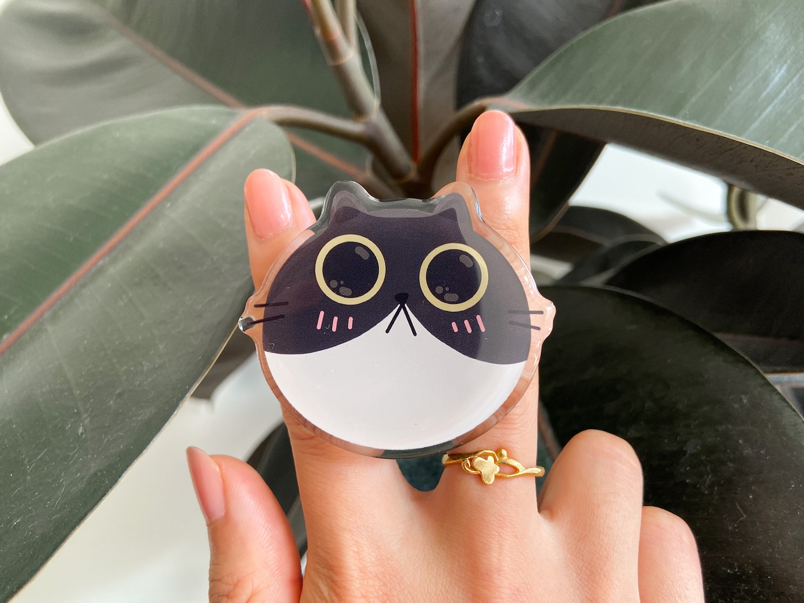 Cute Cat Phone Grip Cat Phone Griptok Griptok Phone - Etsy