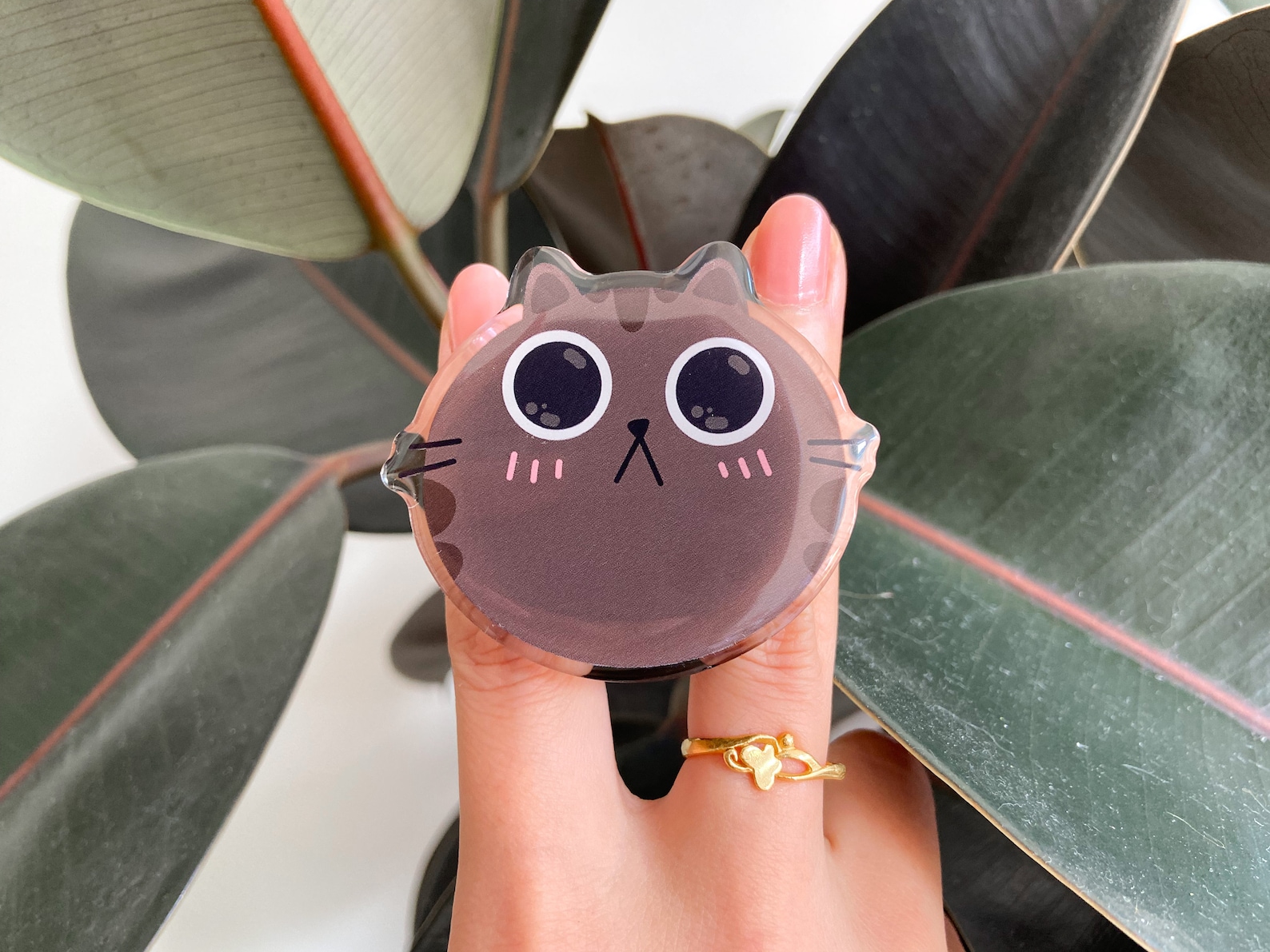 Cute Cat Phone Grip Cat Phone Griptok Griptok Phone - Etsy