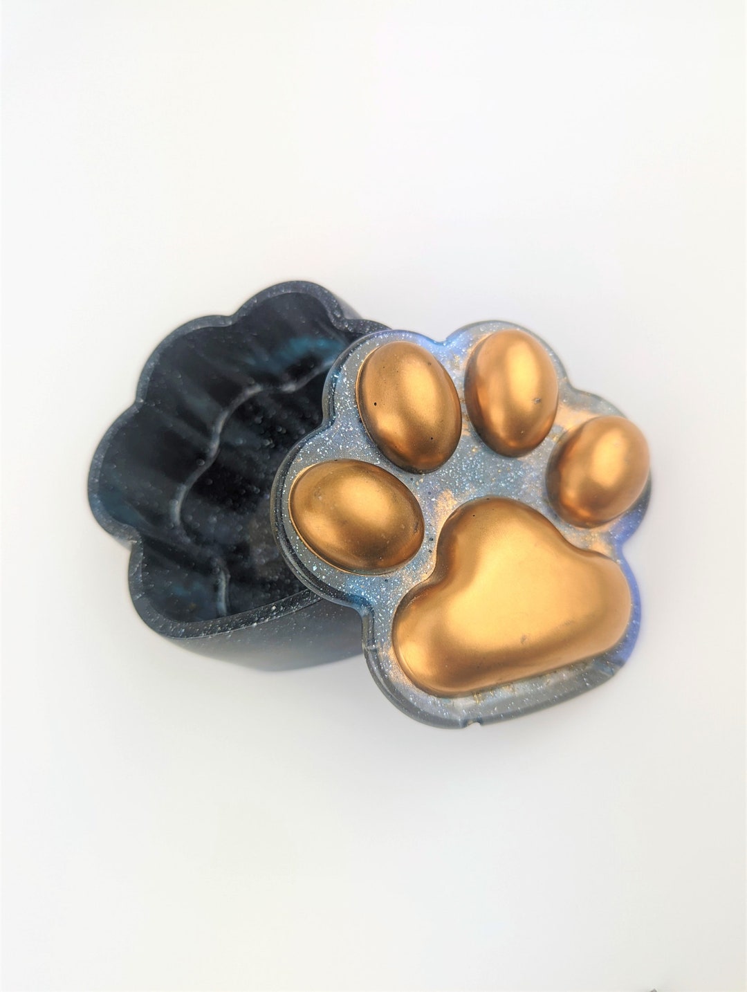Handmade Resin Paw Print Box - Etsy