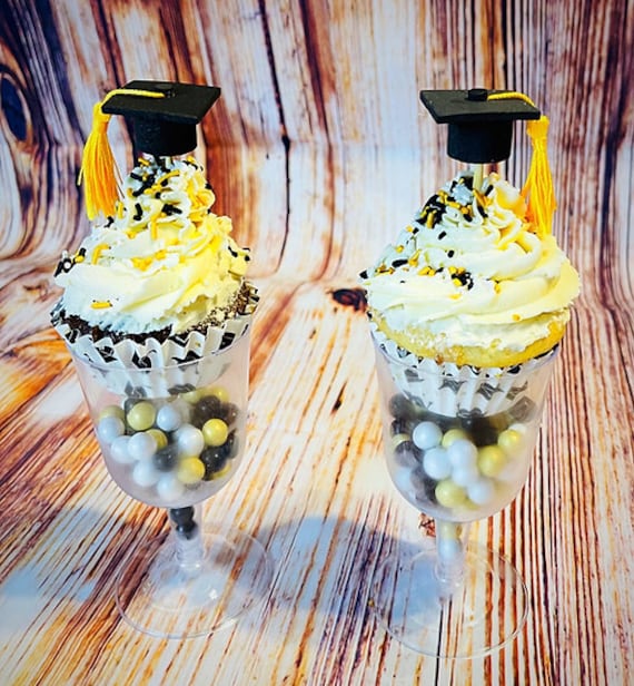 Graduation Cupcake Parfait - Etsy