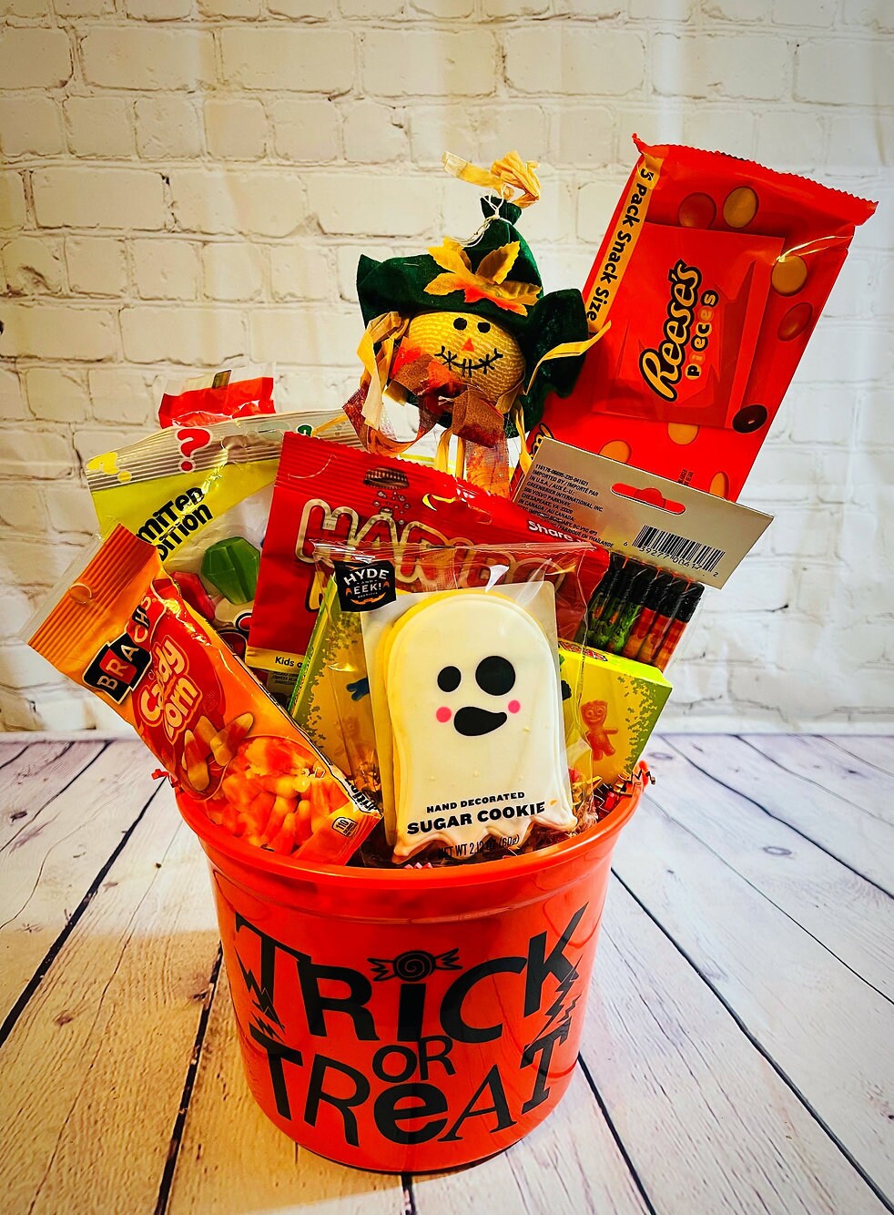 Ghostly Halloween Gift Basket - Etsy