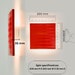 Custom Wall Light Sconce, Modern Textured Design - Etsy
