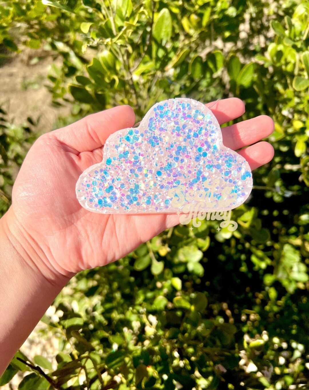 Glitter Cloud Freshie Glitter Car Freshie Spring Car Scent Car Freshie ...