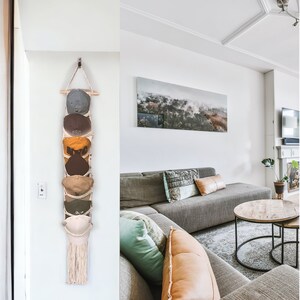 Macrame Hat Hanger - up to 14 Caps, Wall Cap Holder, Cap Rack, Baseball ...