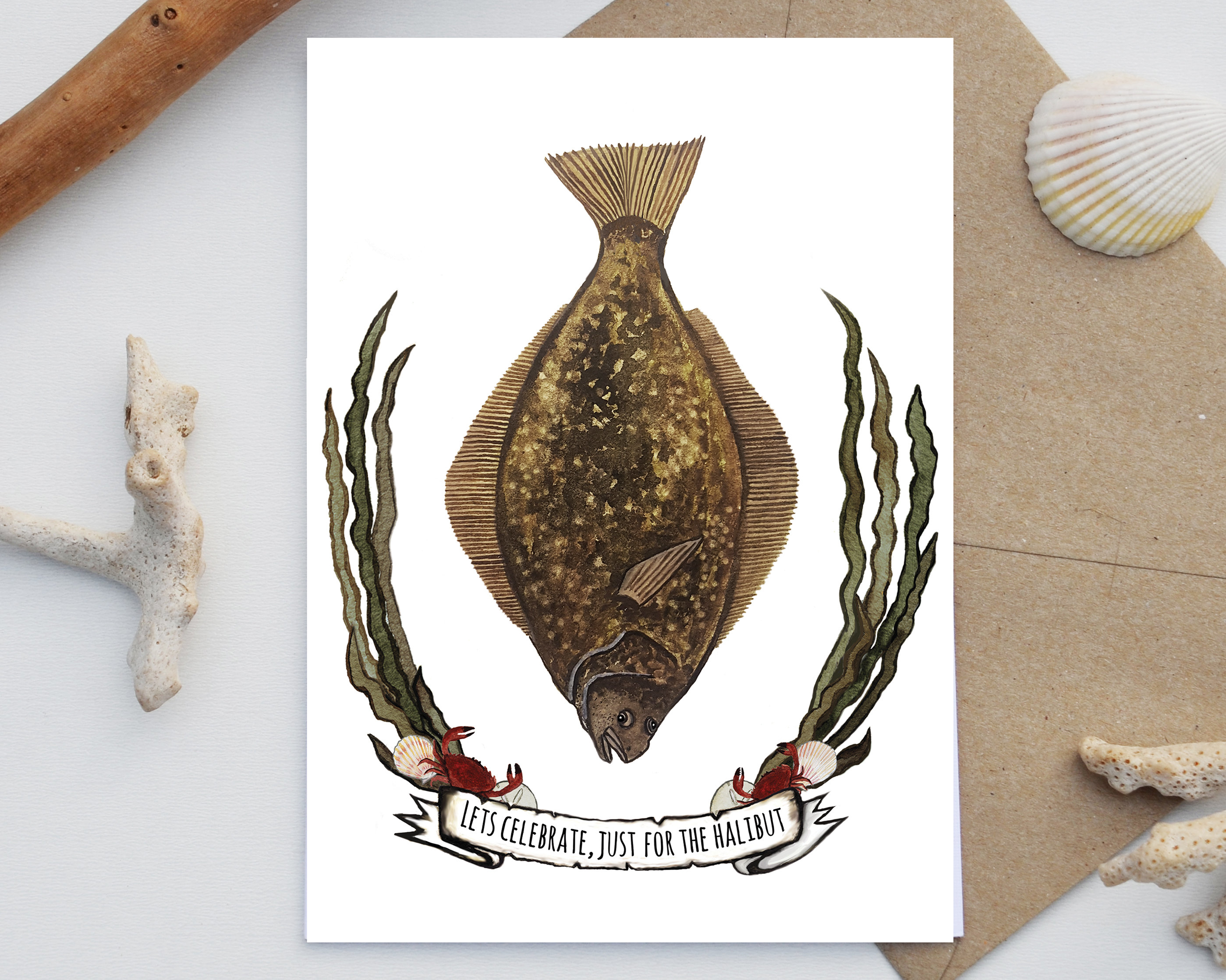 INSTANT DOWNLOAD, Halibut, Lets Celebrate Just for the Halibut ...