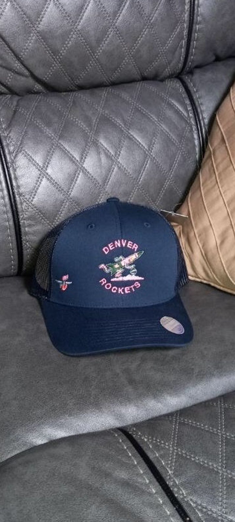 Custom Denver Rockets Throwback Logo Hat Cap - Etsy