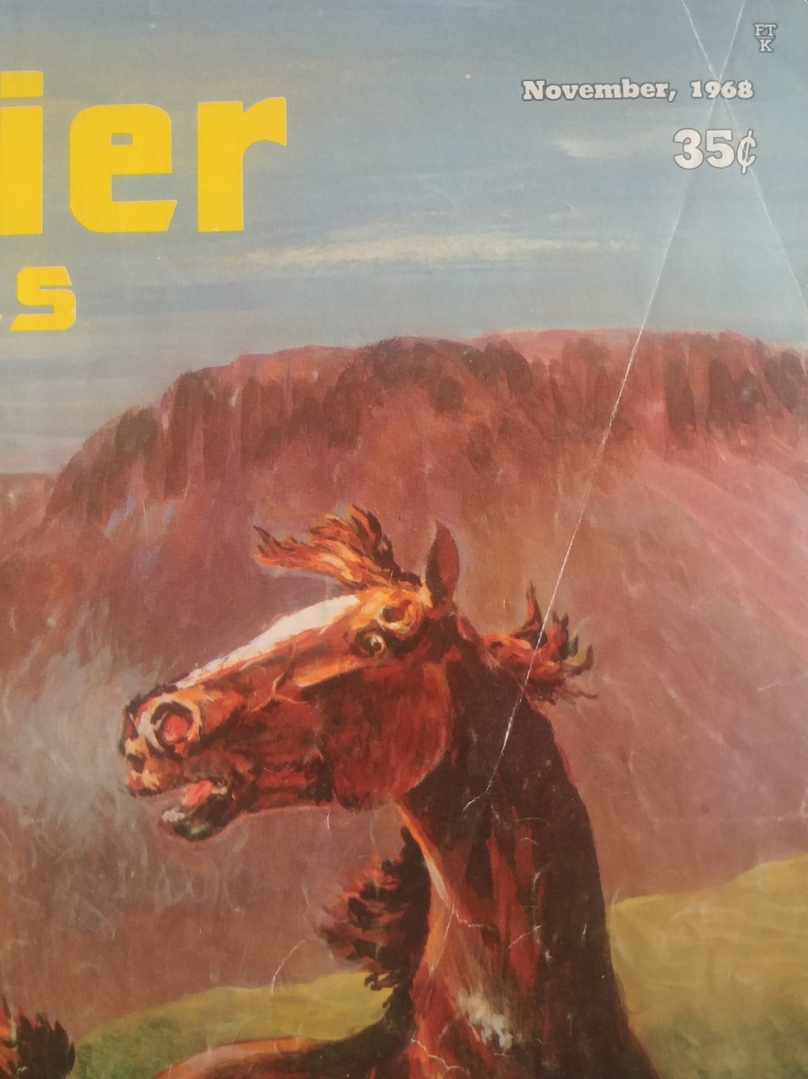 Frontier Times Non-fiction Magazine November 1968 King of Stag Mountain ...