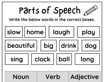 Printable Montessori Grammar Farm - Etsy