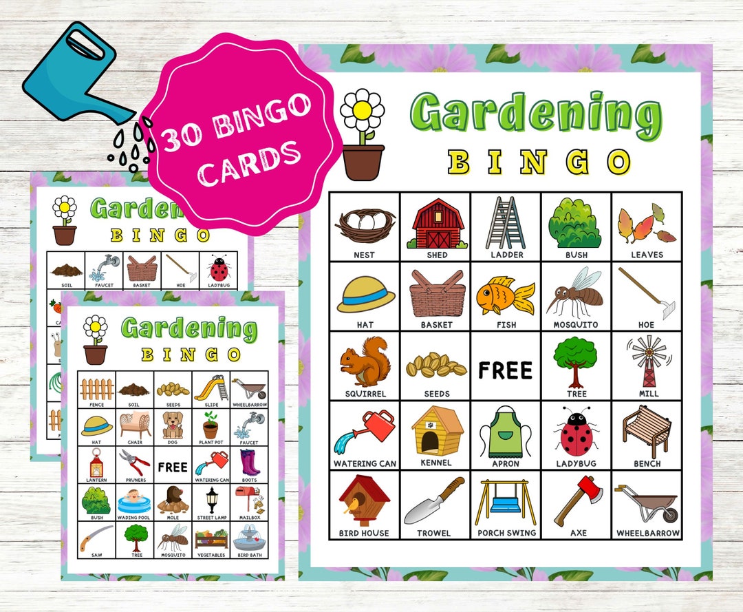 Gardening Bingo Cards Instant Download Garden Party Game Etsy gardening-bingo-cards-instant-download-garden-party-game-etsy