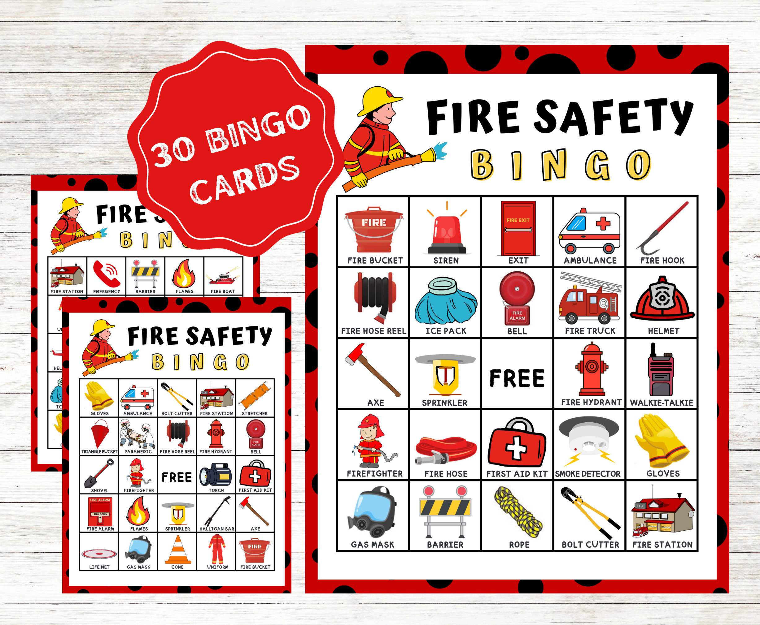 Fire Safety Bingo Game Printable at Kiara Whitworth blog