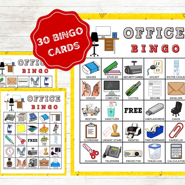 Office Bingo - Etsy