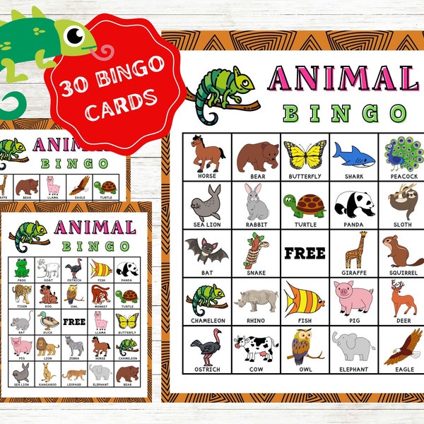 Jungle Animal - Etsy